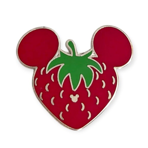 Disney | Accessories | Mickey Icon Disney Pin Strawberry | Poshmark